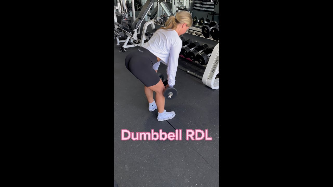 Dumbbell RDL - YouTube