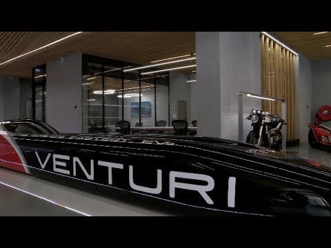 Venturi Automobiles : inauguration des nouveaux locaux - YouTube