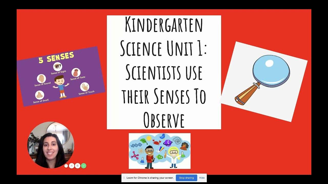 Kindergarten Science Unit 1: Scientists use Their Senses to Observe ...