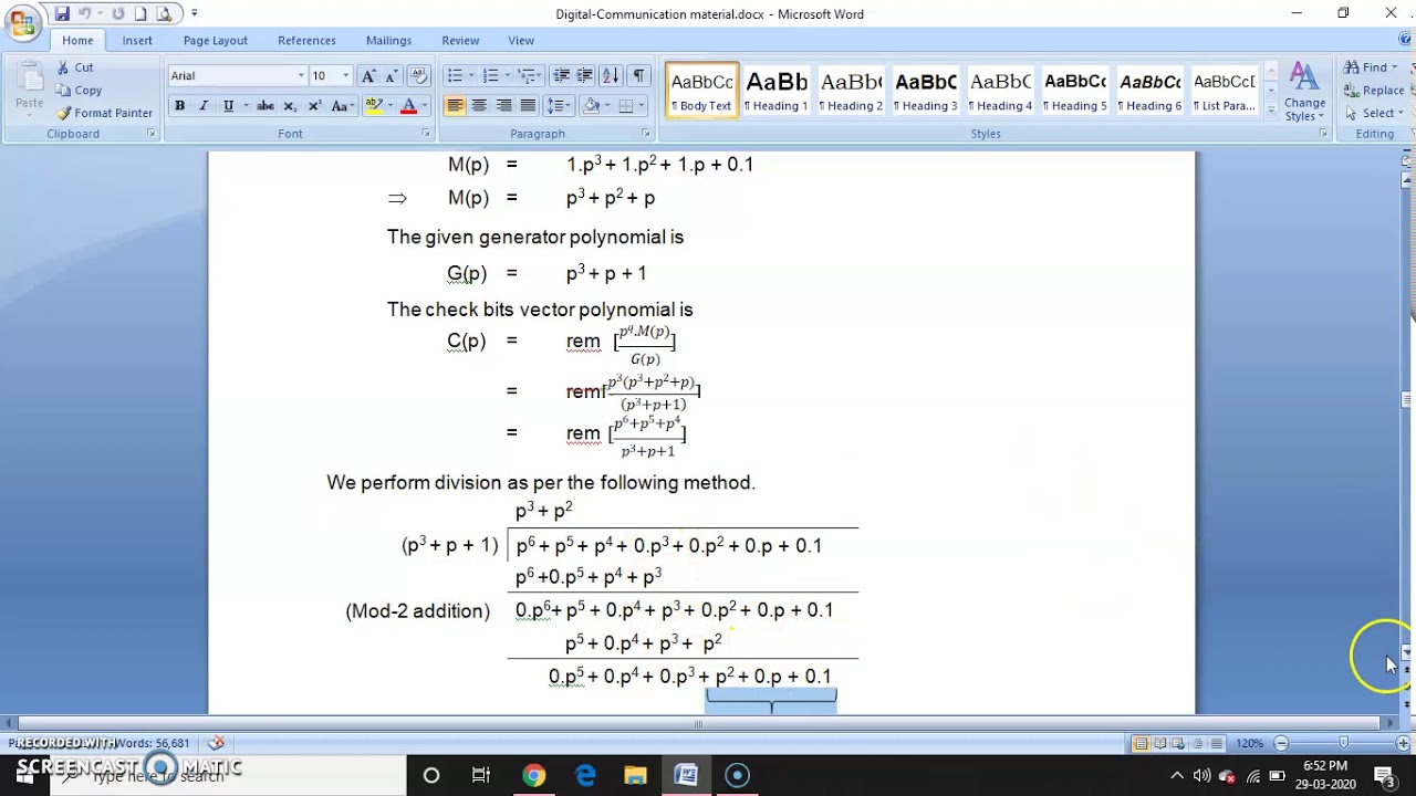 cyclic codes - YouTube