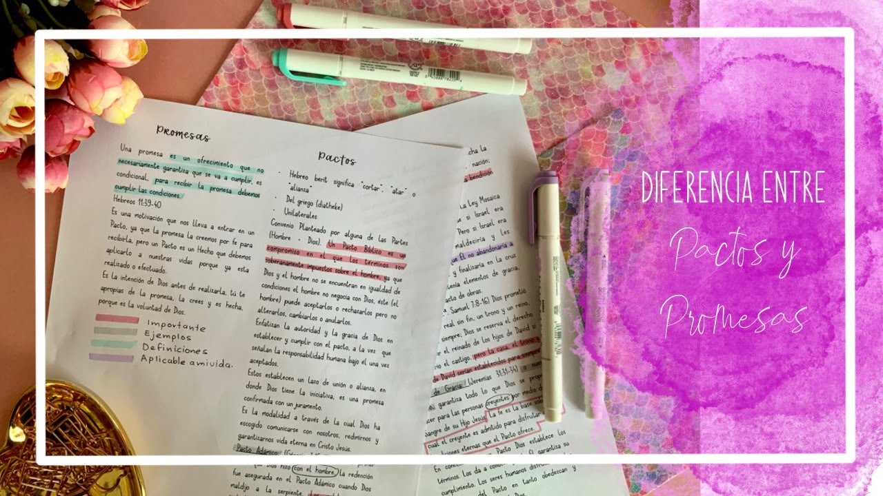 Diferencia entre Pacto y Promesa Bíblico - YouTube