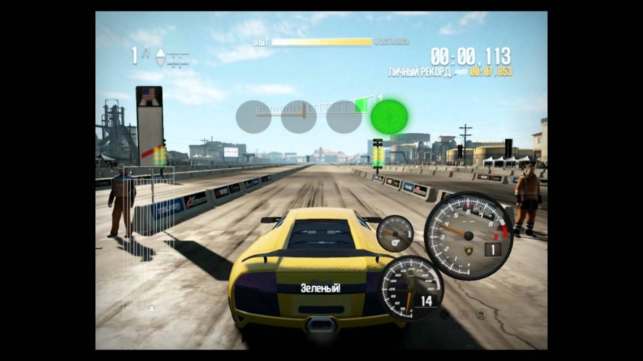 Shift 2 - Drag 1\4 mile - 7.619 sec | Lamborghini LP640 - YouTube