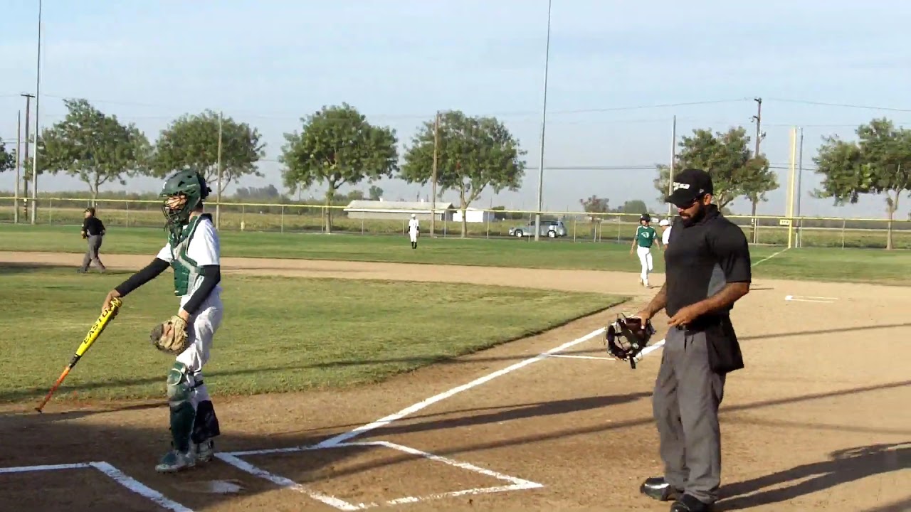2019-10-13 - Jaye Ghio - Hit to LF Batting Left on LHP Amrit Dehal, JV ...