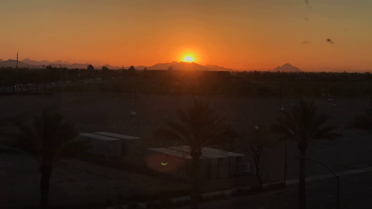 Time Lapse of Sunrise in Phoenix,Arizona (March 2019) - YouTube
