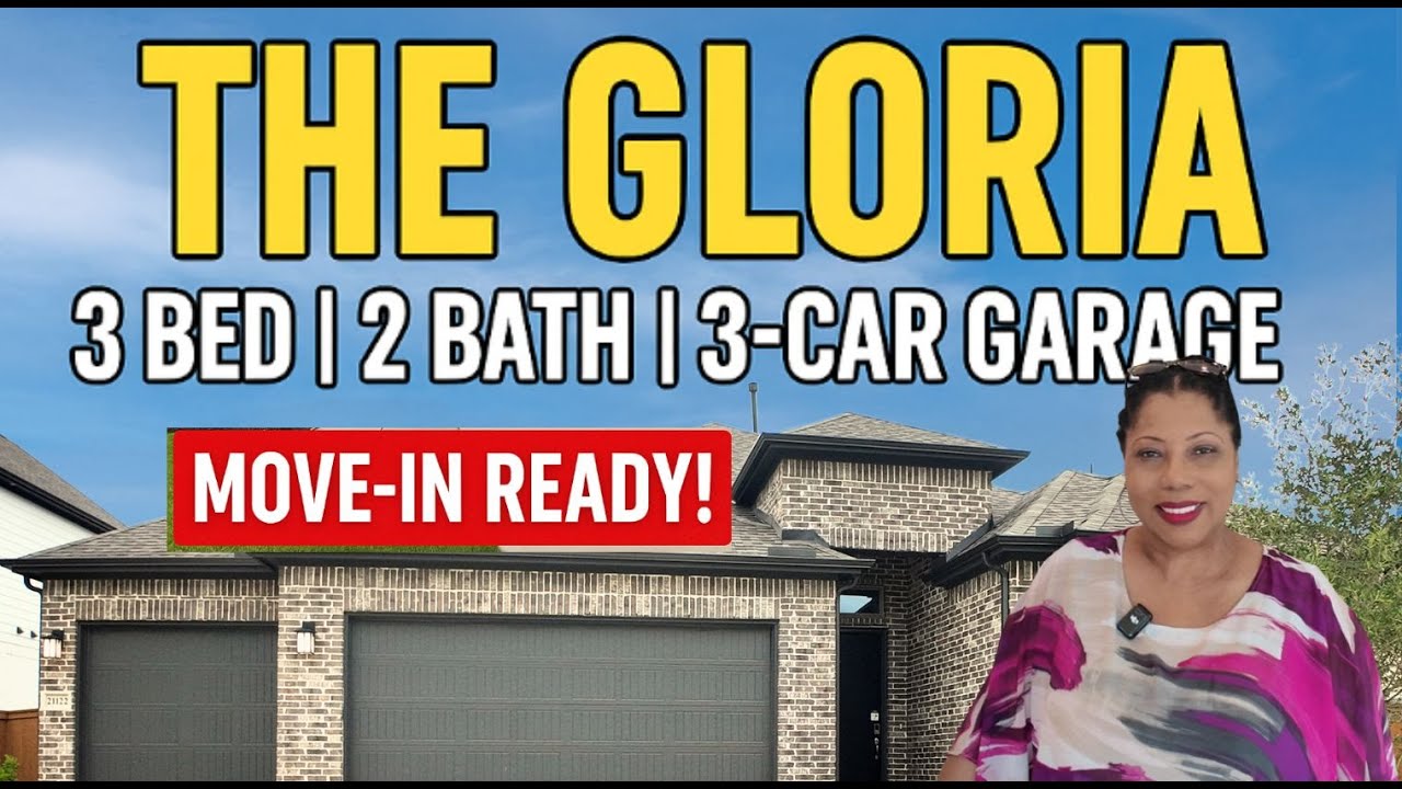 MOVE-IN READY! The Gloria Floor Plan – 3 Bed, 2-Baths, 3-Car Garage, 1 ...