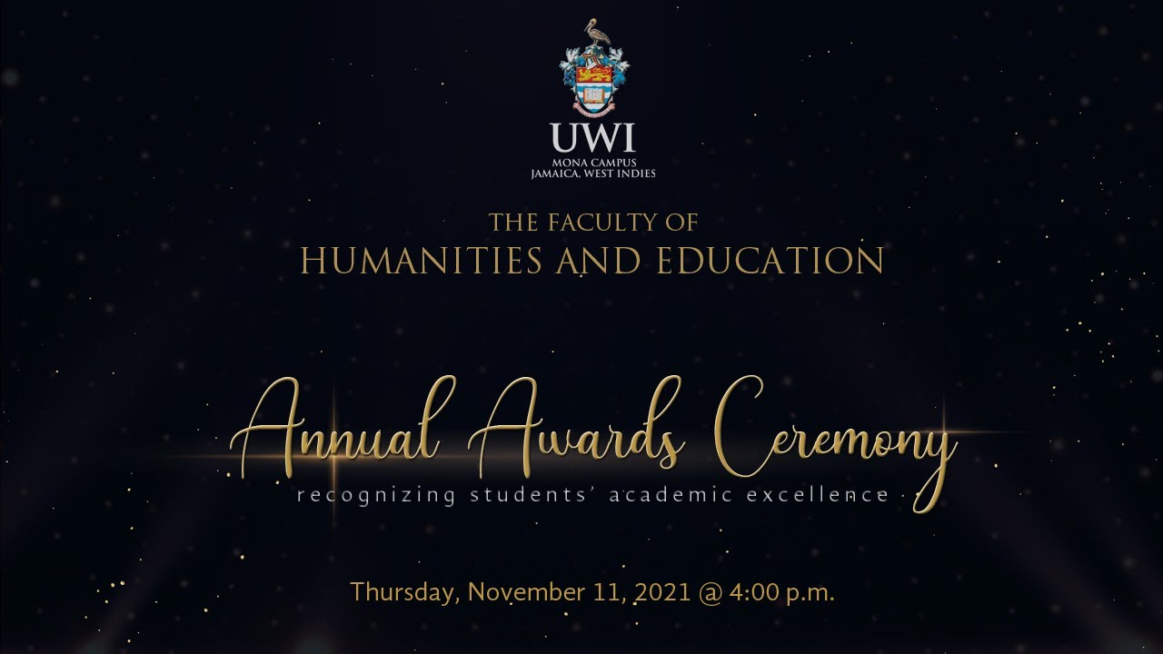 Faculty of Humanities & Education || Virtual Student Awards Ceremony ...