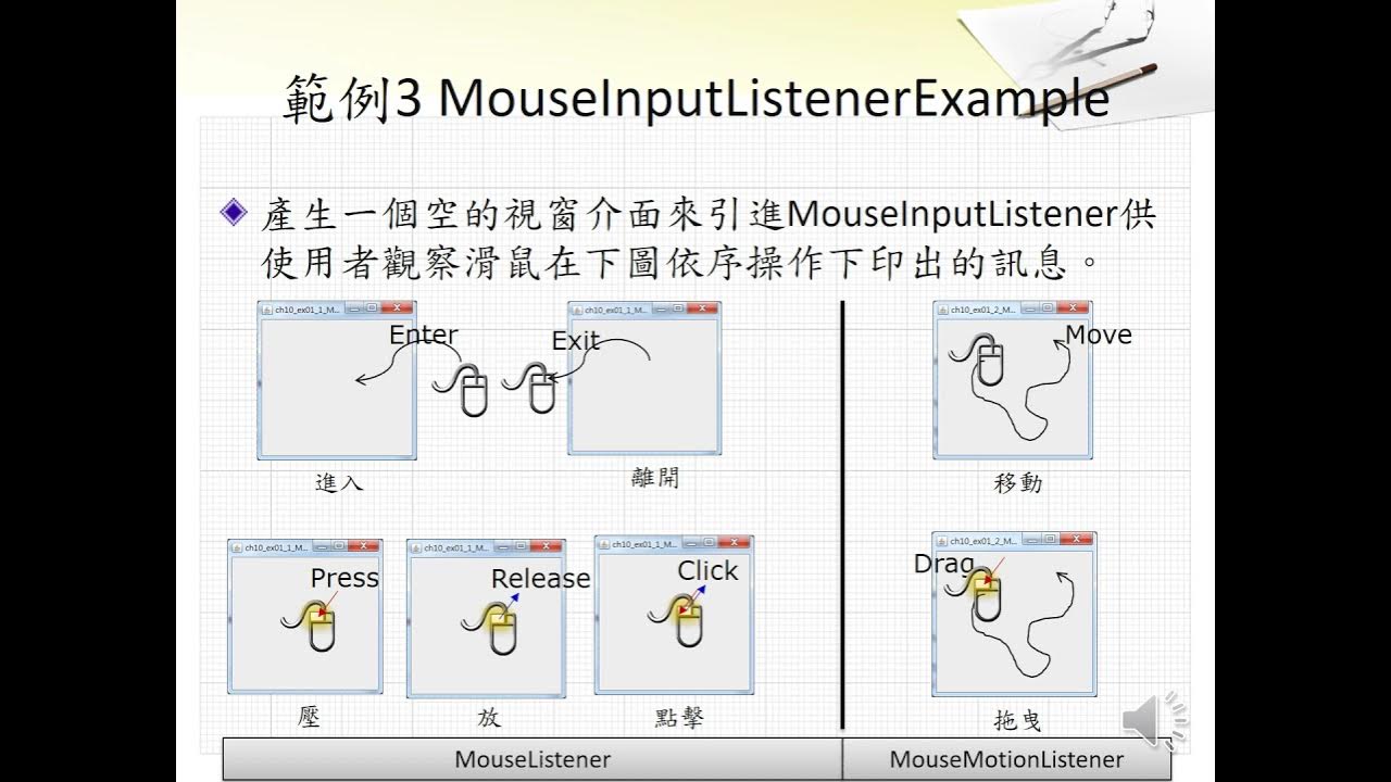 [Java 遊戲] 如何在遊戲中控制滑鼠 MouseListener part1 - YouTube