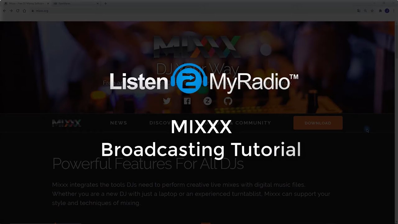 Listen2MyRadio MIXXX Streaming Software Tutorial - YouTube