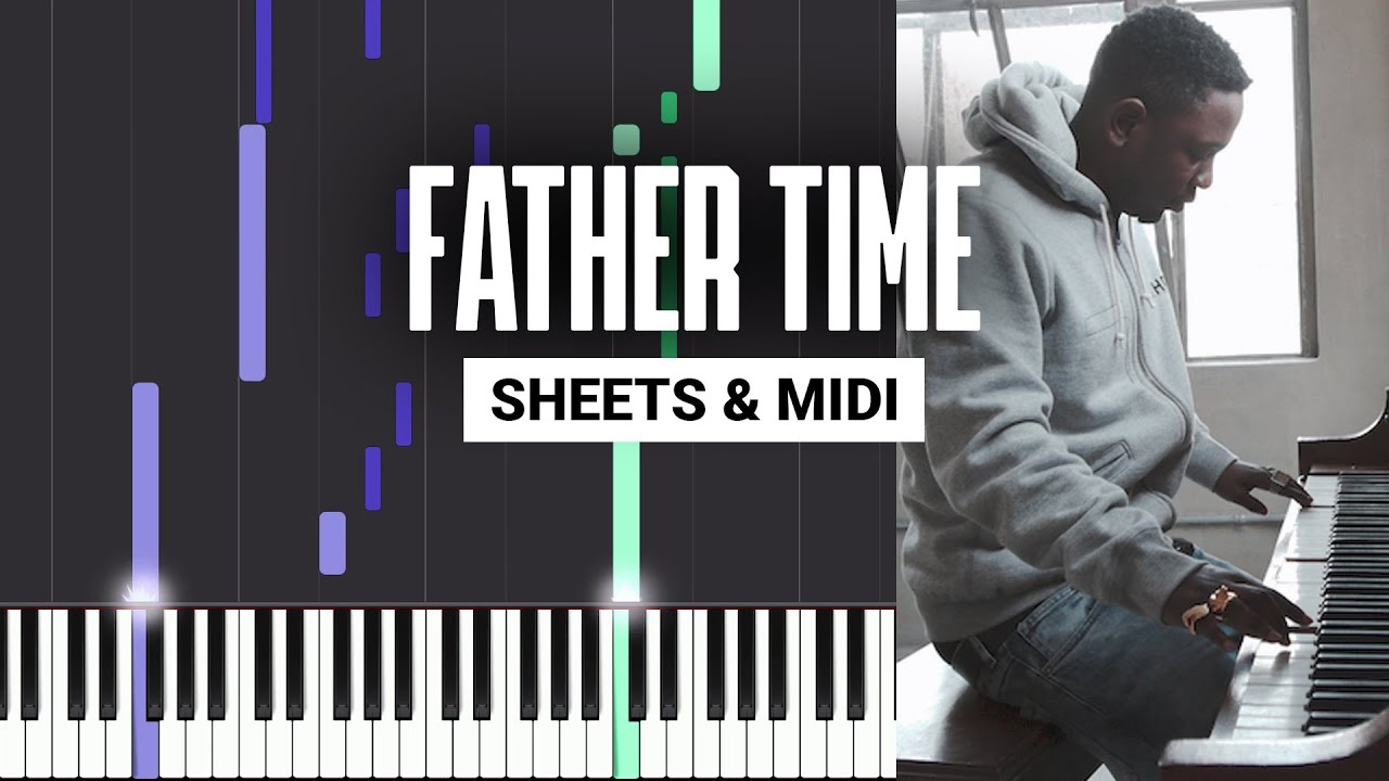 Father Time - Kendrick Lamar - Piano Tutorial + MIDI - YouTube