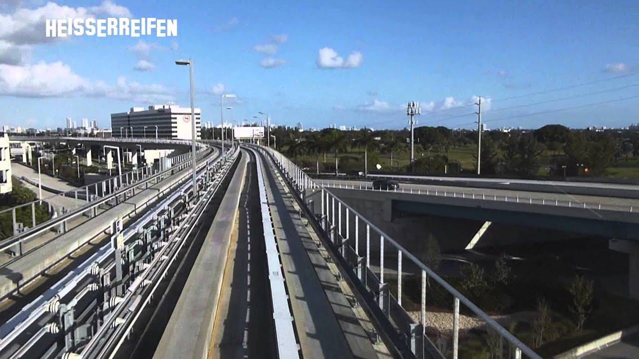 MIA Mover full ride [Miami Airport - Metro Station] - YouTube