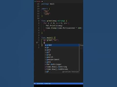 Goroutine | Golang tips | concurrency feature, beginner introduction # ...