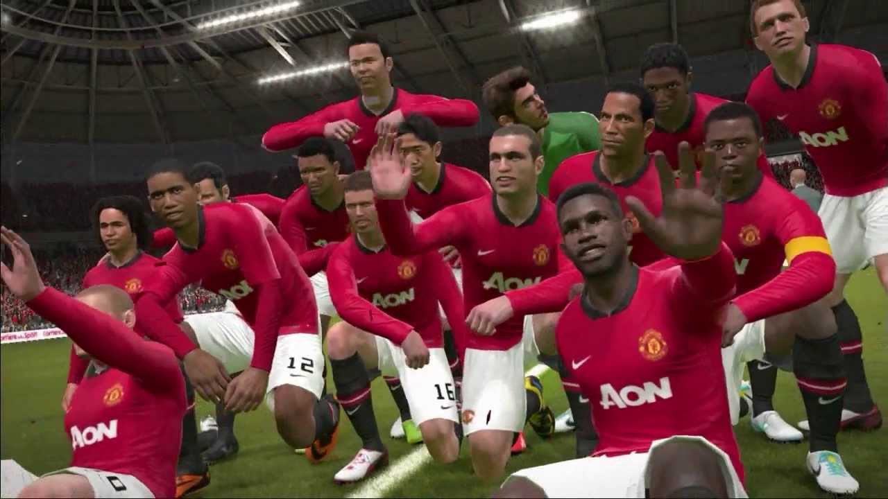 Pes 2014 Manchester United Coppa Konami - YouTube