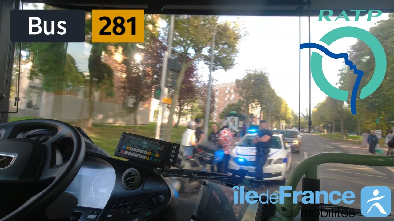 Bus 281 RATP | Joinville-le-Pont RER - Créteil Europarc - 4K - YouTube