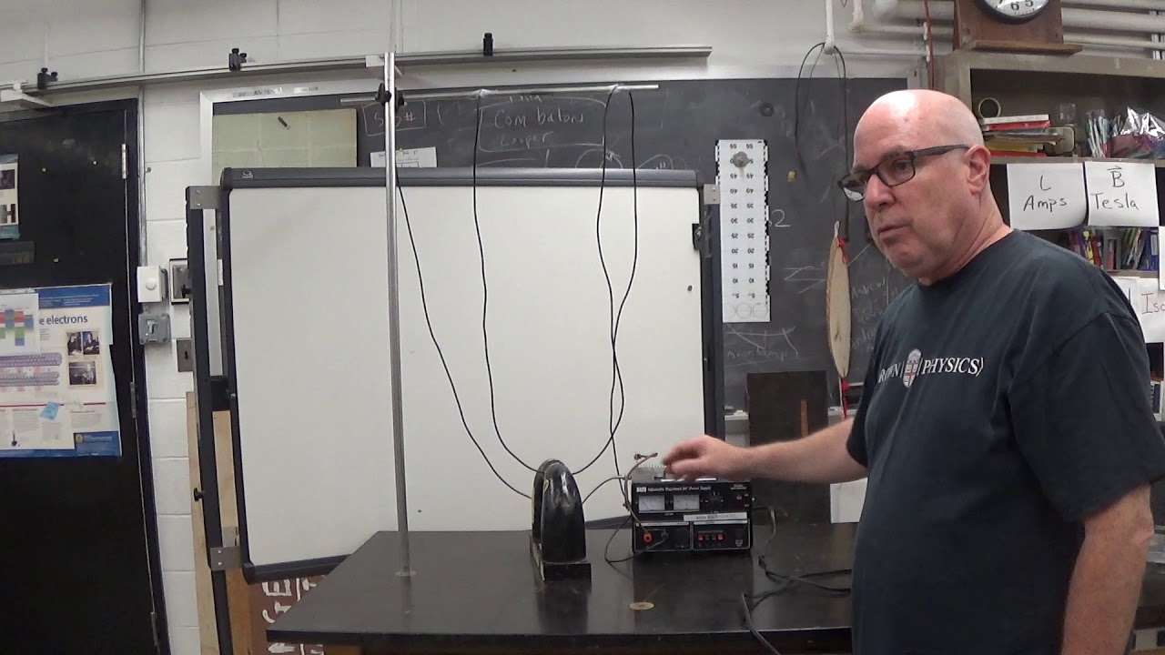 Jumping Wire Brown University Physics Demonstration - YouTube