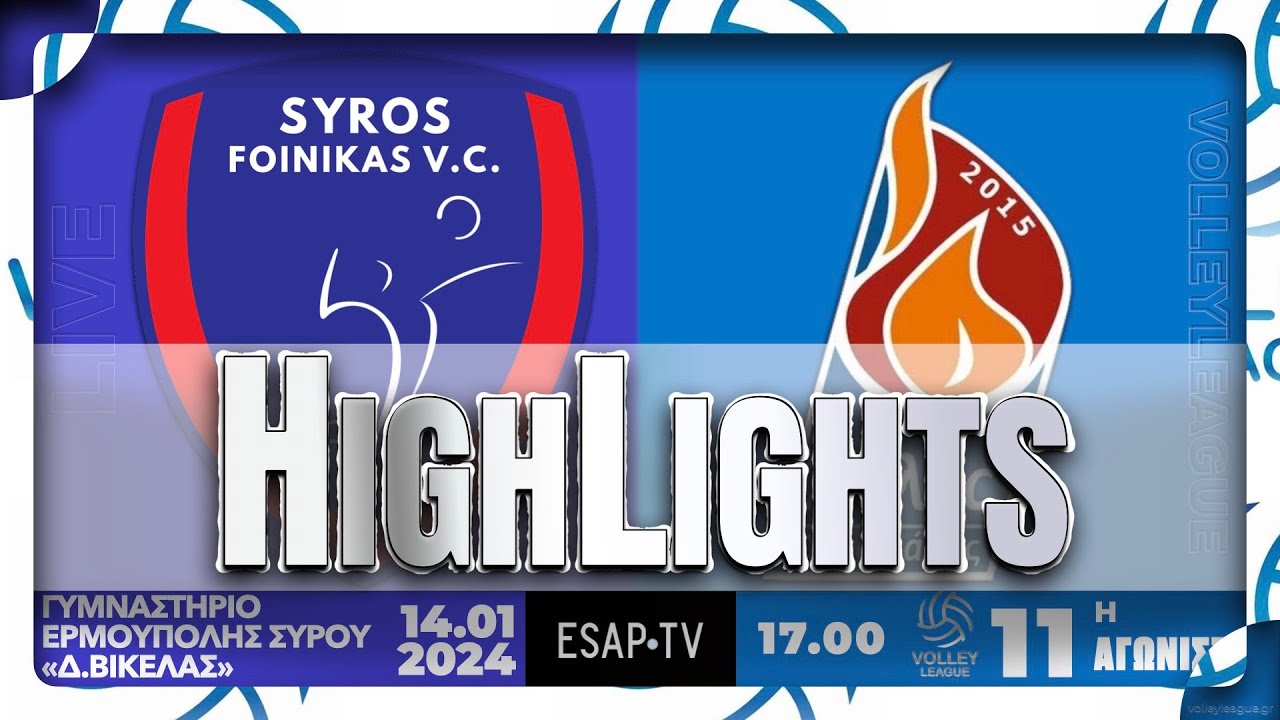 Highlights Α.Ο. Φοίνικας Σύρου - Α.Σ. Άθλος Ορεστιάδας | 11η αγ | 1-3 ...