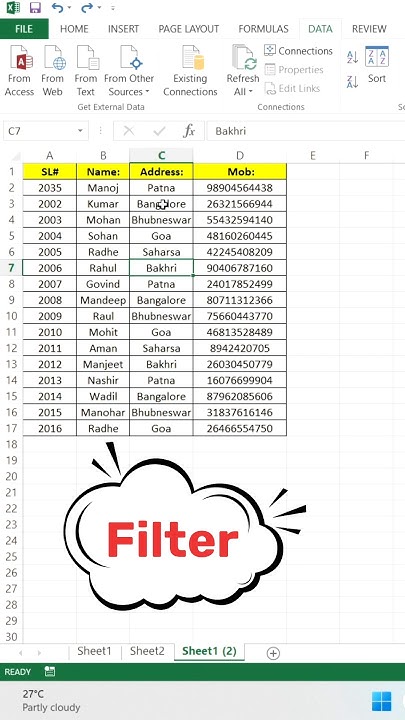 Filter Based on Cell Value in Excel | Quick & Easy Data Filtering Trick - YouTube