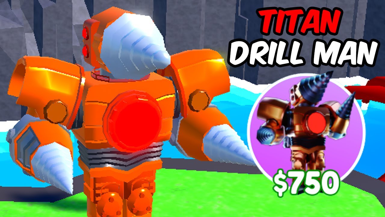 NEW TITAN DRILL MAN IS KINDA OP In Toilet Tower Defense - YouTube