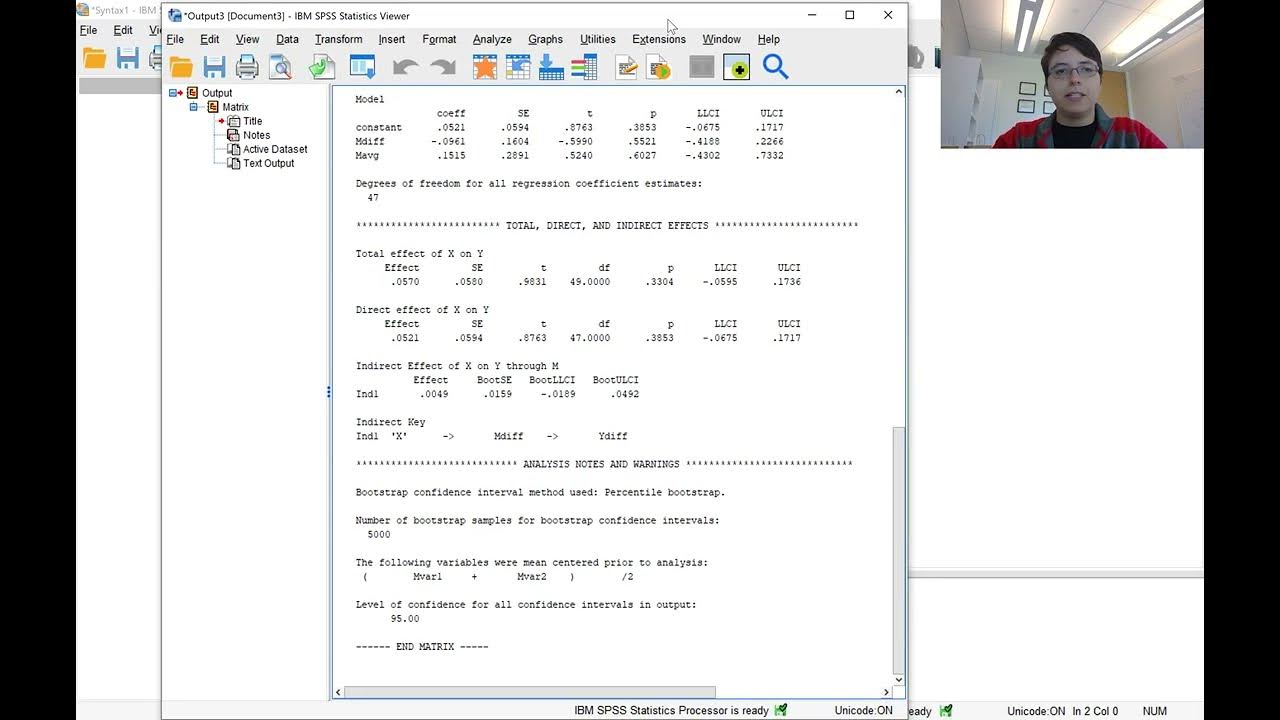 Installing MEMORE with SPSS Syntax - YouTube