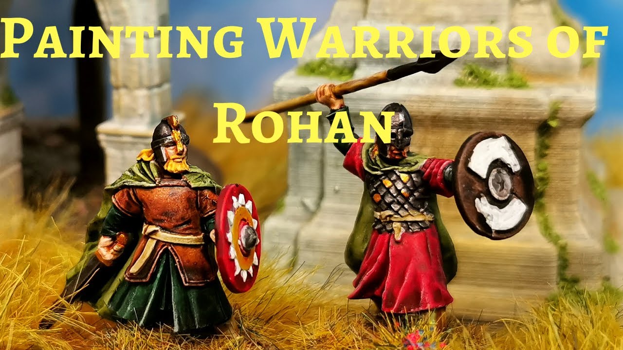 Painting - Warriors of Rohan - YouTube