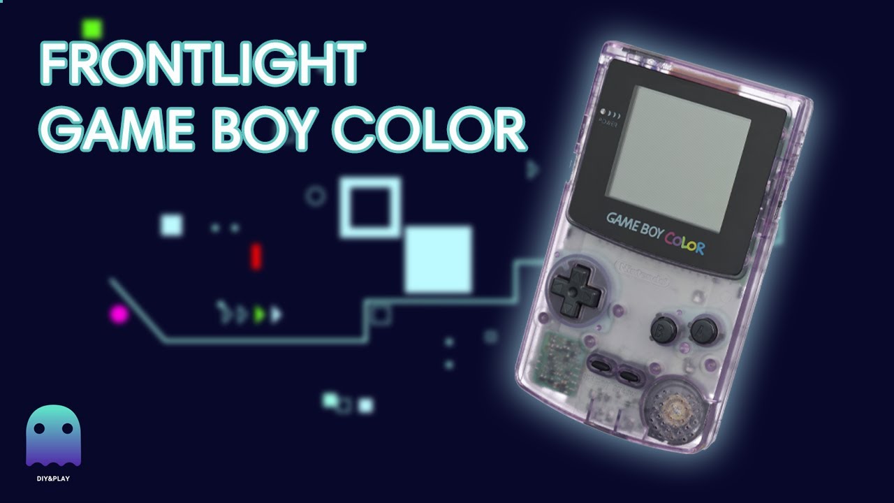 Frontlight Gameboy Color - Retroilumina tu Gameboy Color - YouTube