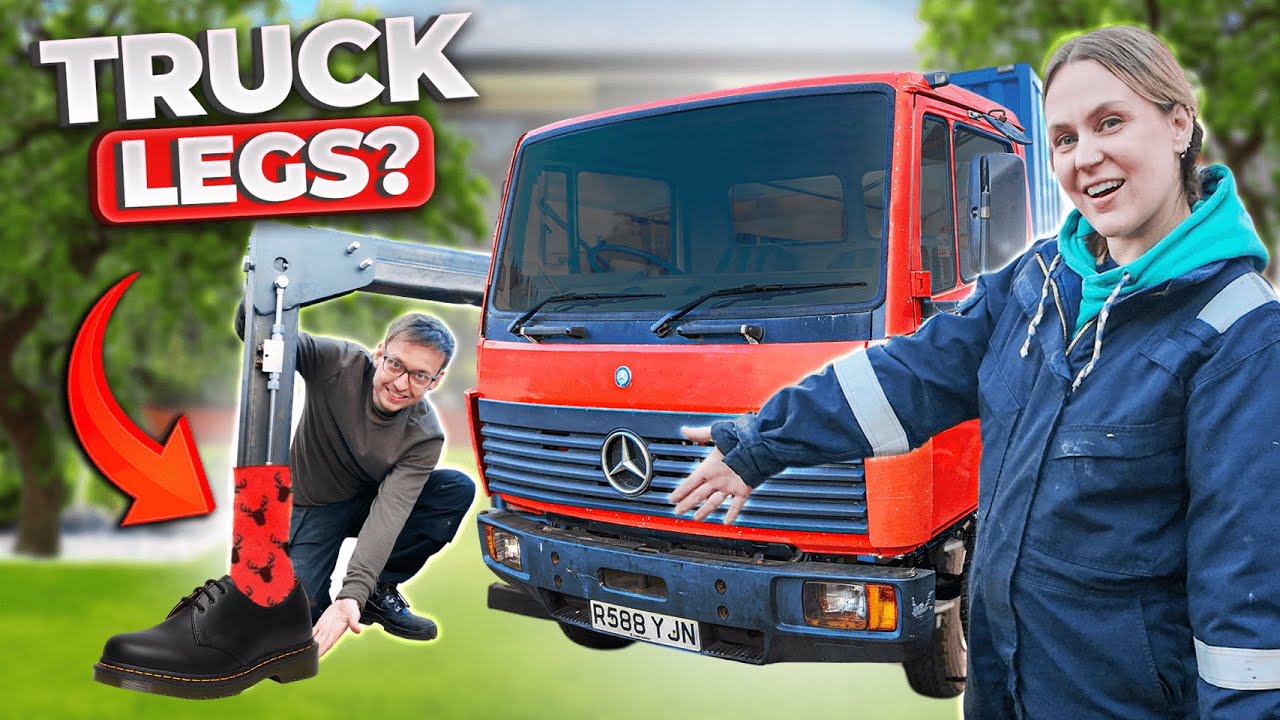 DIY Hydraulic Levelling Legs ⚙ Custom System Built From SCRATCH - YouTube