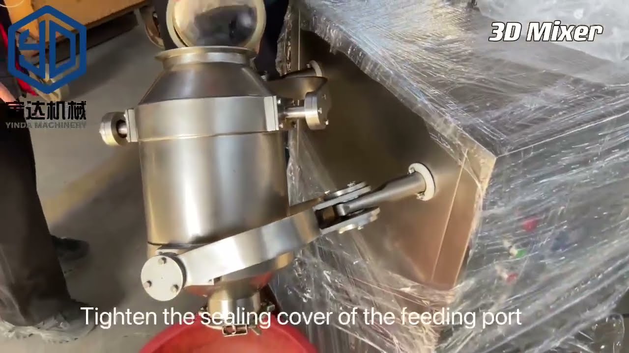 Three-dimentional mixing machine 3D blender for chemical powder mixing ...