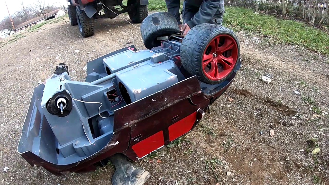 POWER WHEELS DESTROY !!! - YouTube