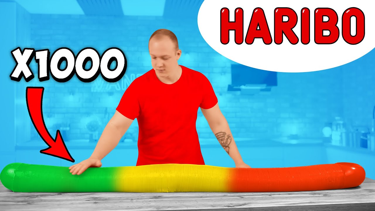 Giant 66-Pound Gummy Worm | How to Make The World’s Largest DIY Gummy ...