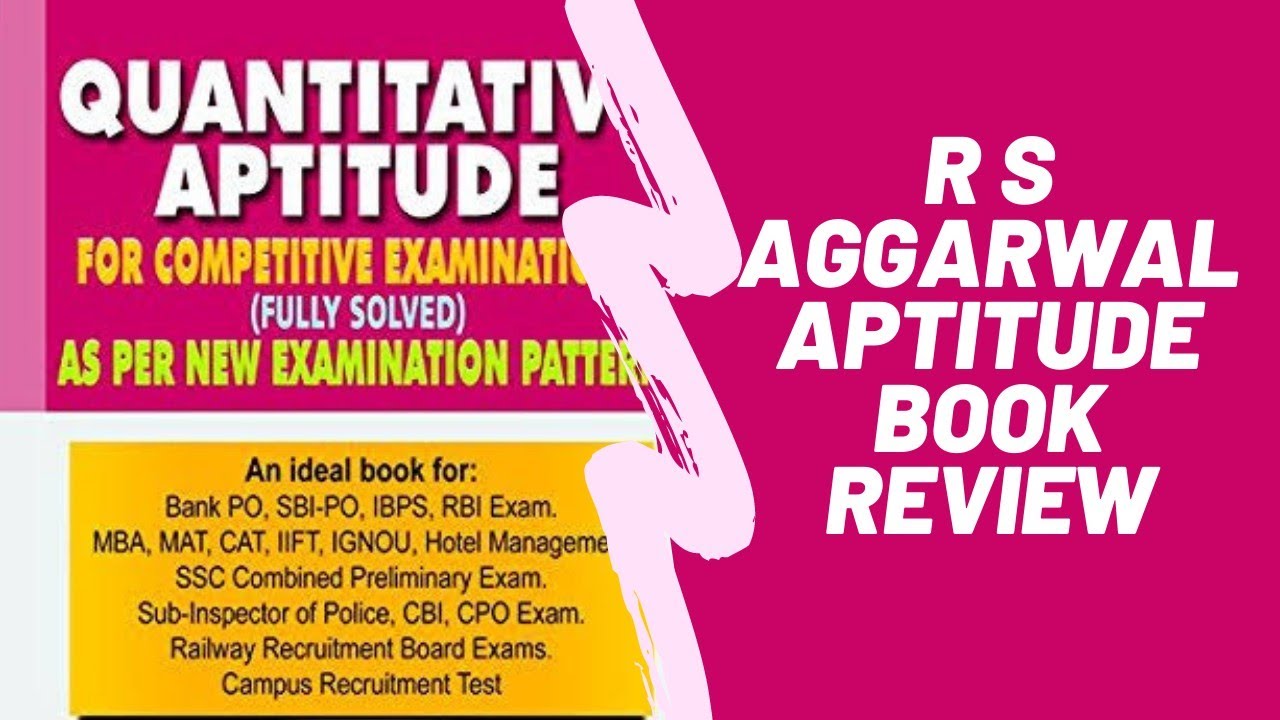 R S Aggarwal Quantitative Aptitude book Review | Best Book for Quants⚡ ...