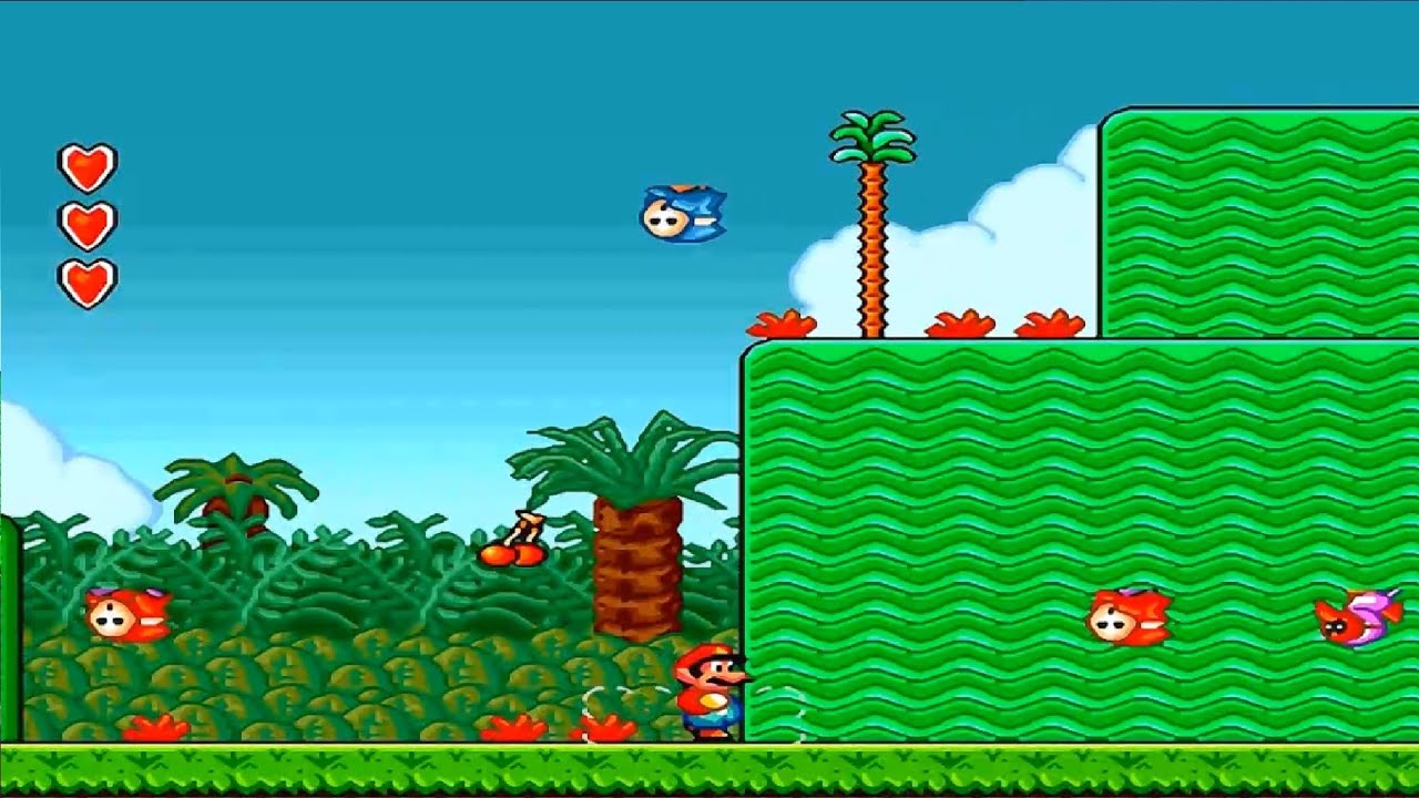 Super Mario All-Stars 2 HD: Super Mario Bros 2 Subcon Part 1 - YouTube