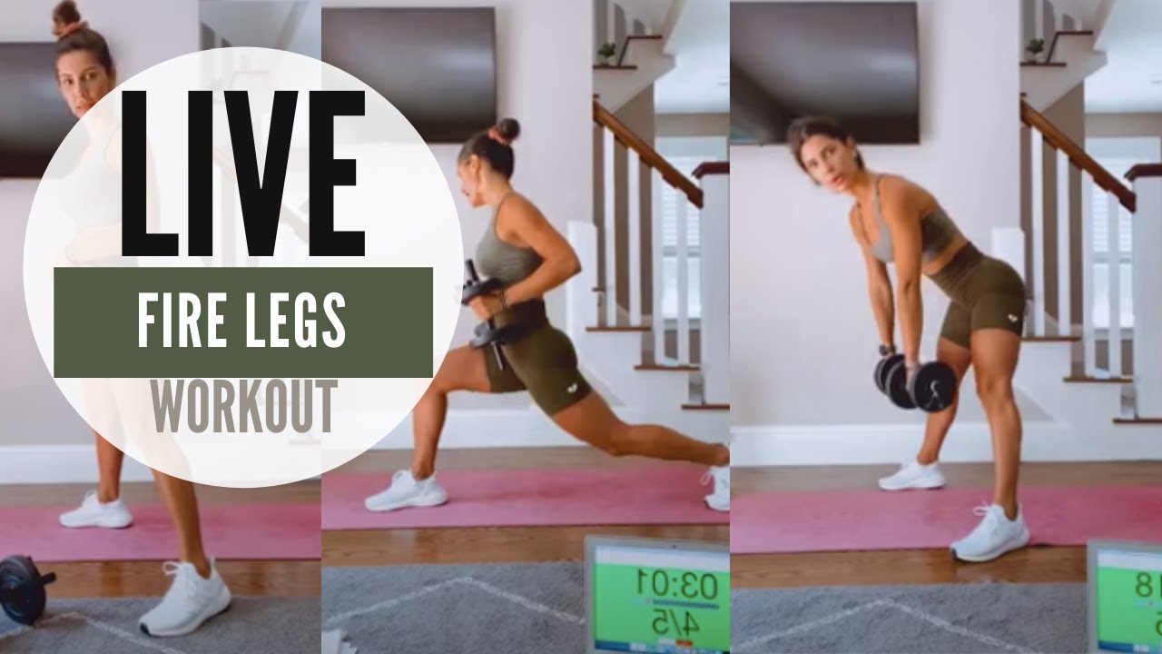 FIRE LEGS | LIVE WORKOUT - YouTube
