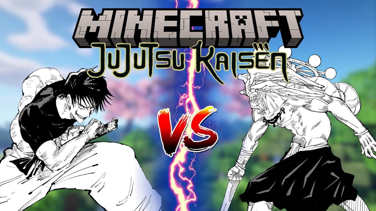 Toji vs Mahoraga Minecraft Jujutsu Kaisen - YouTube