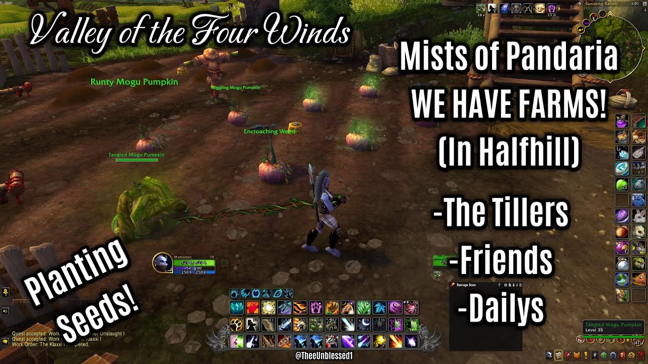 WoW Mists of Pandaria: Valley of Four Winds, Halfill, & Sunsong Ranch ...