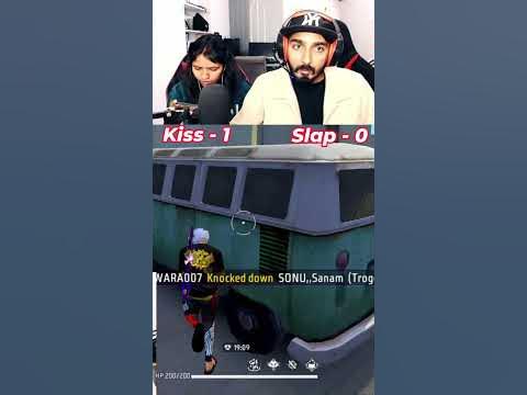 Kiss or Slap Challenge With Aawari Gone Wrong 😫 #shorts #freefire - YouTube