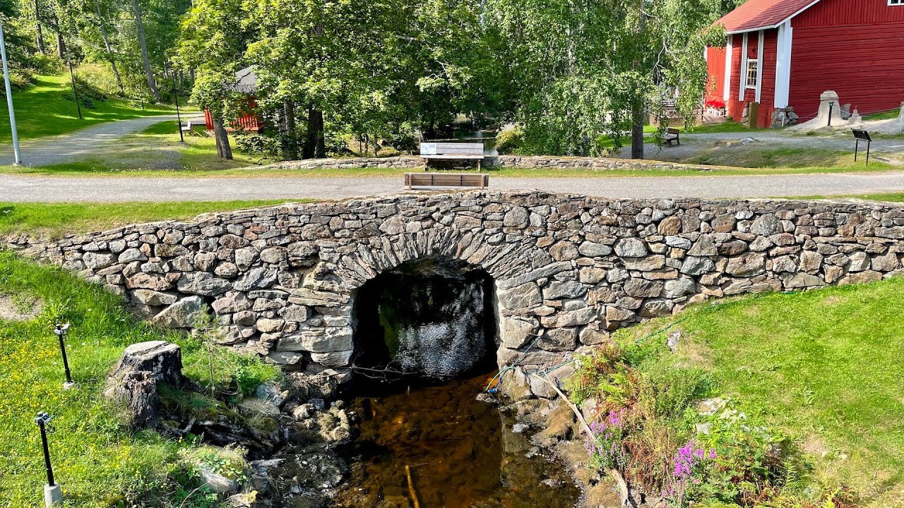 Enonkoski, kivisilta ja koski - YouTube