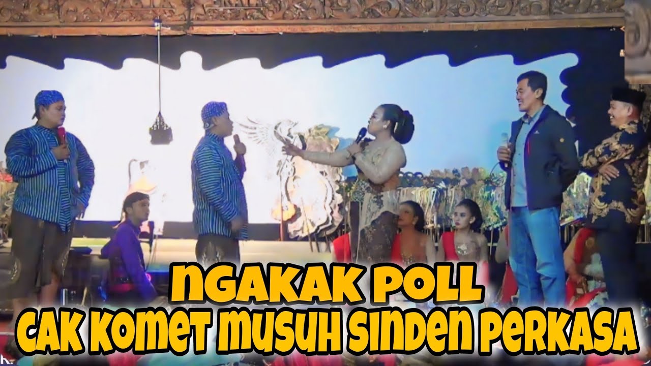 BIKIN SAKIT PERUT! CAK KOMET VS SINDEN PERKASA, LUCU POLL - YouTube
