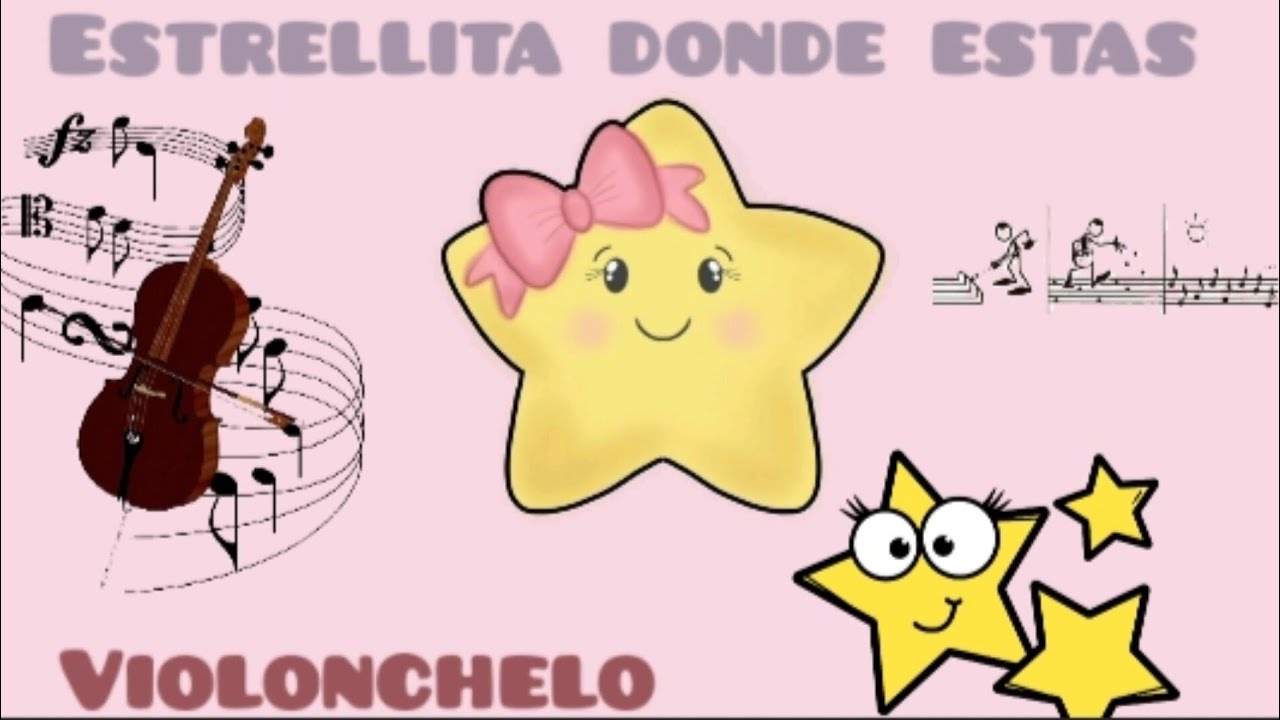 ESTRELLITA DONDE ESTAS ( violonchelo notas ) - YouTube
