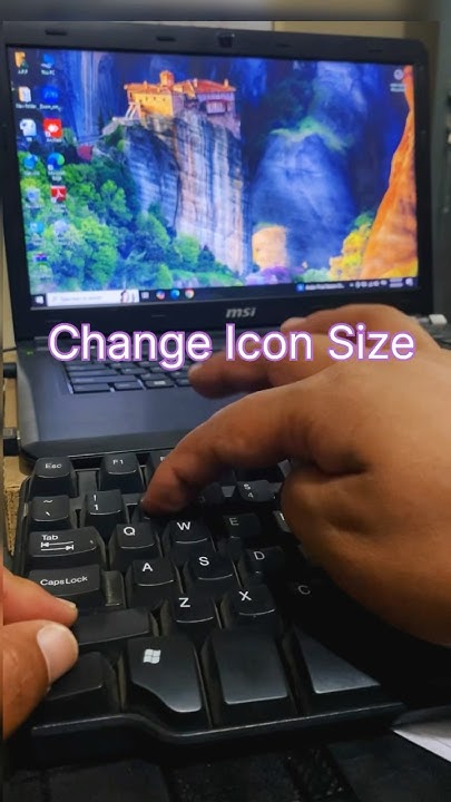 Change Icon Size #computer #computereducation #computereducation - YouTube