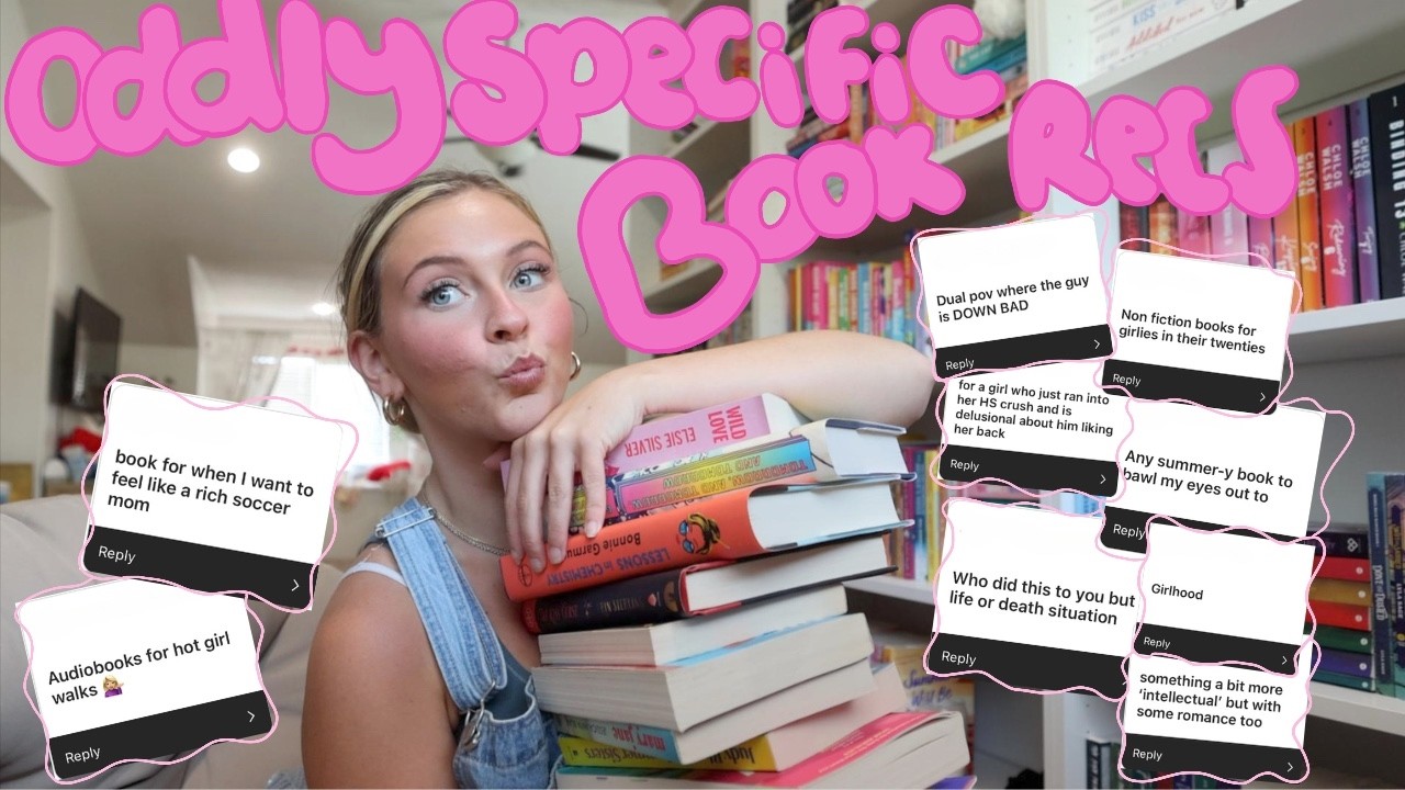 'Oddly specific Book Recs' *books for any mood* 📖⭐️ - YouTube