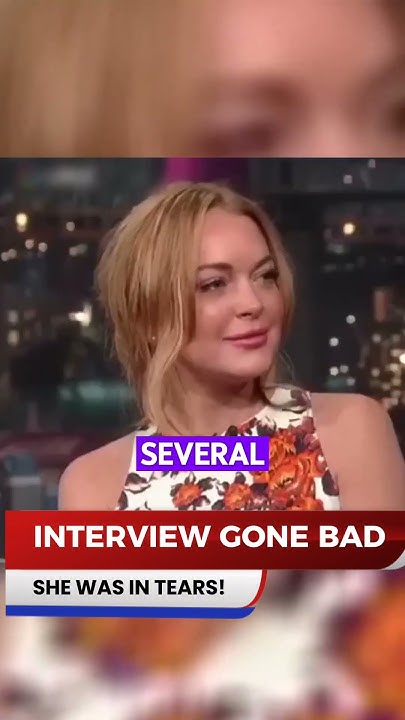 He Mocked Lindsay Lohan - Celebrity Interviews Gone Wrong - YouTube