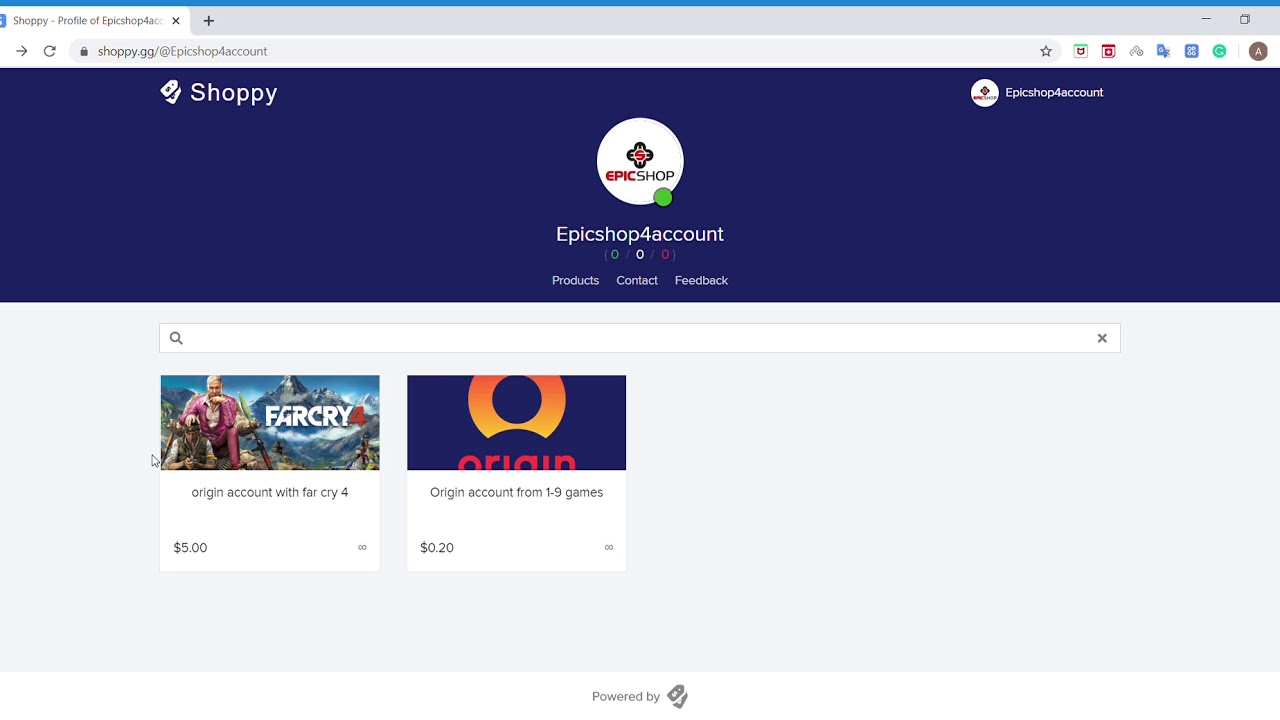 cheap shoppy account shop 100% legit (read description) - YouTube