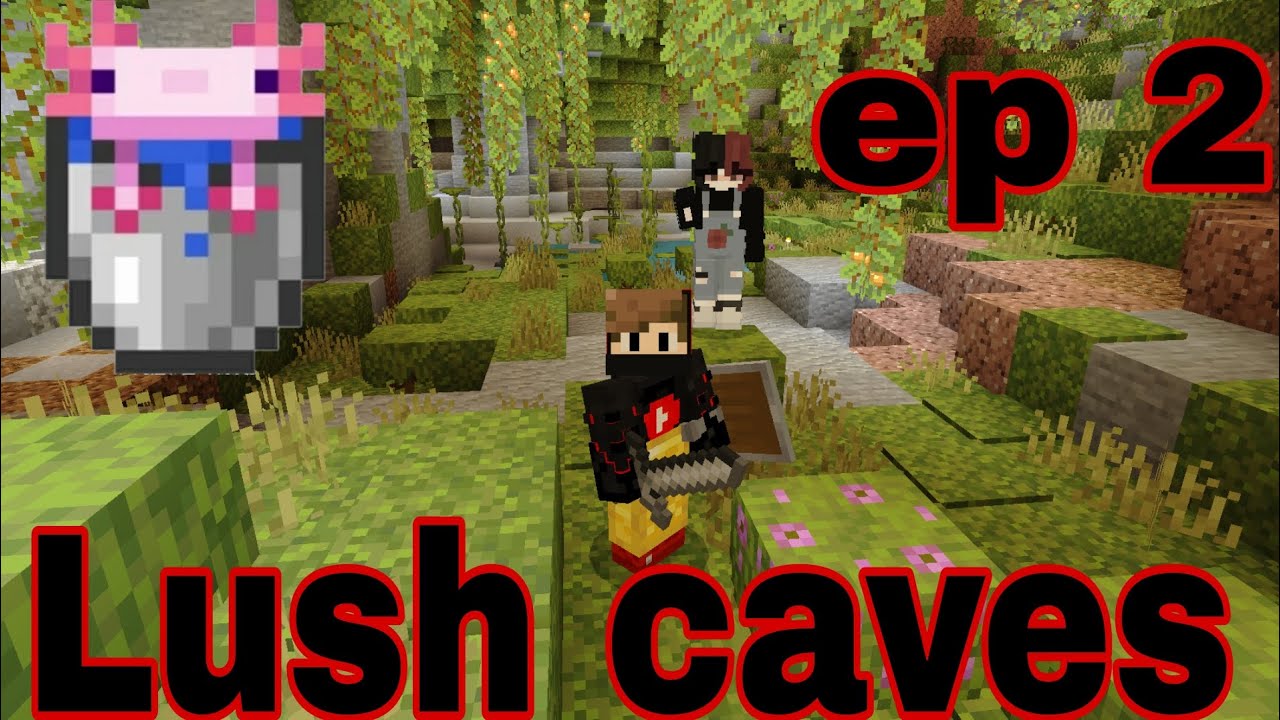 Lush caves in multiplayer survival:- Minecraft multiplayer survival ...