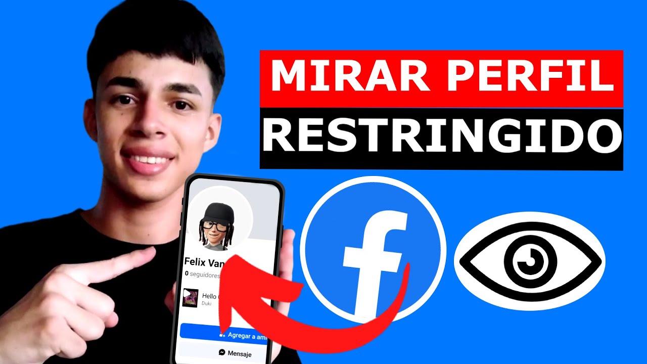 Como VER PERFILES RESTRINGIDOS en FACEBOOK 😱 - YouTube