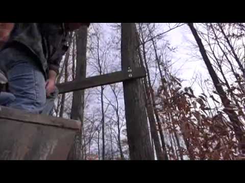 Rehanging the Buck Pole 2011 - YouTube