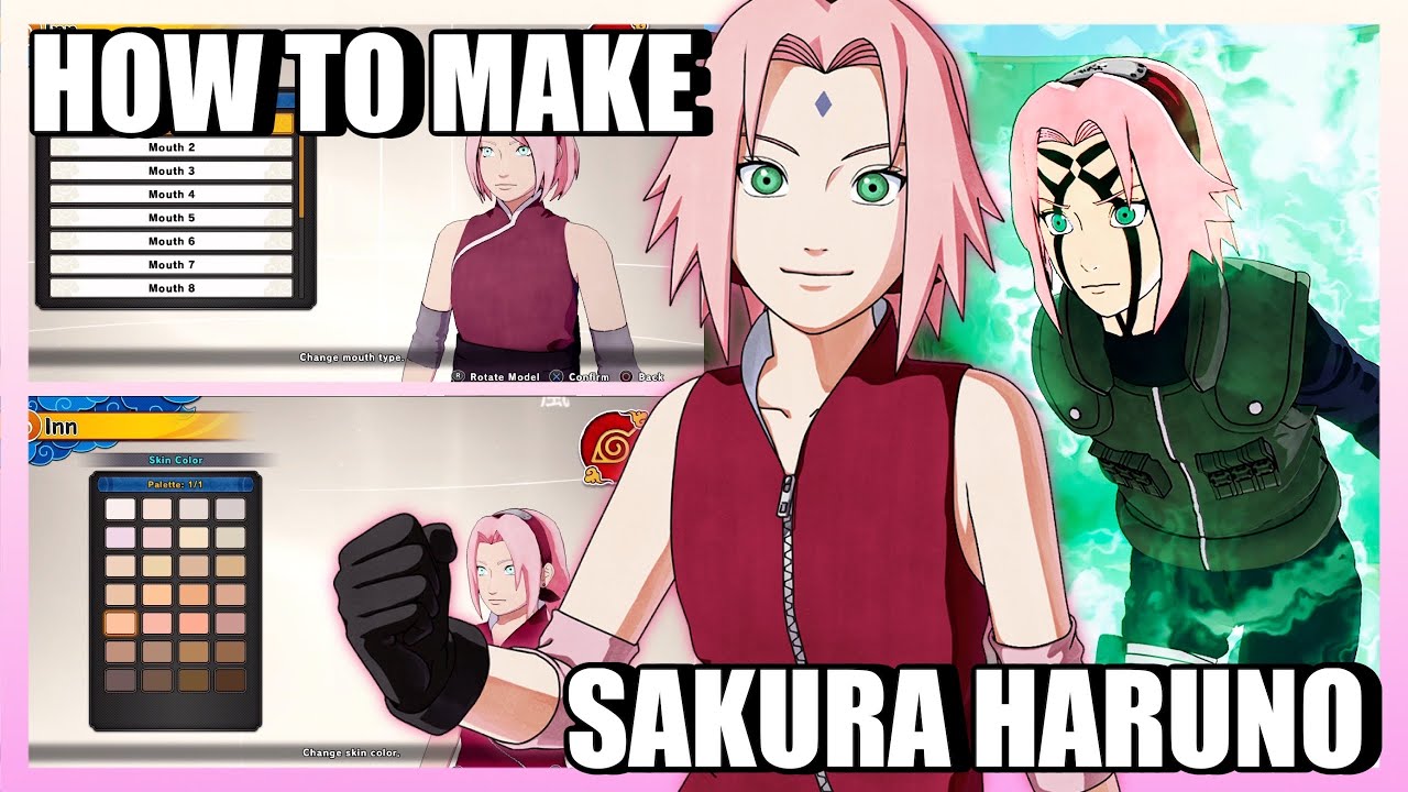 How To Make SAKURA HARUNO in Shinobi Striker| ALL FORMS - YouTube