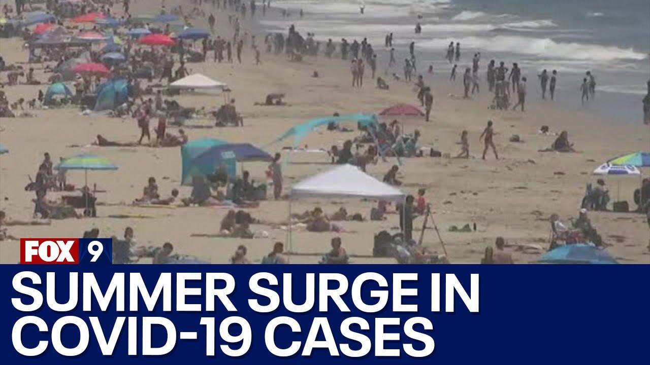 Summer surge in COVID-19 cases - YouTube