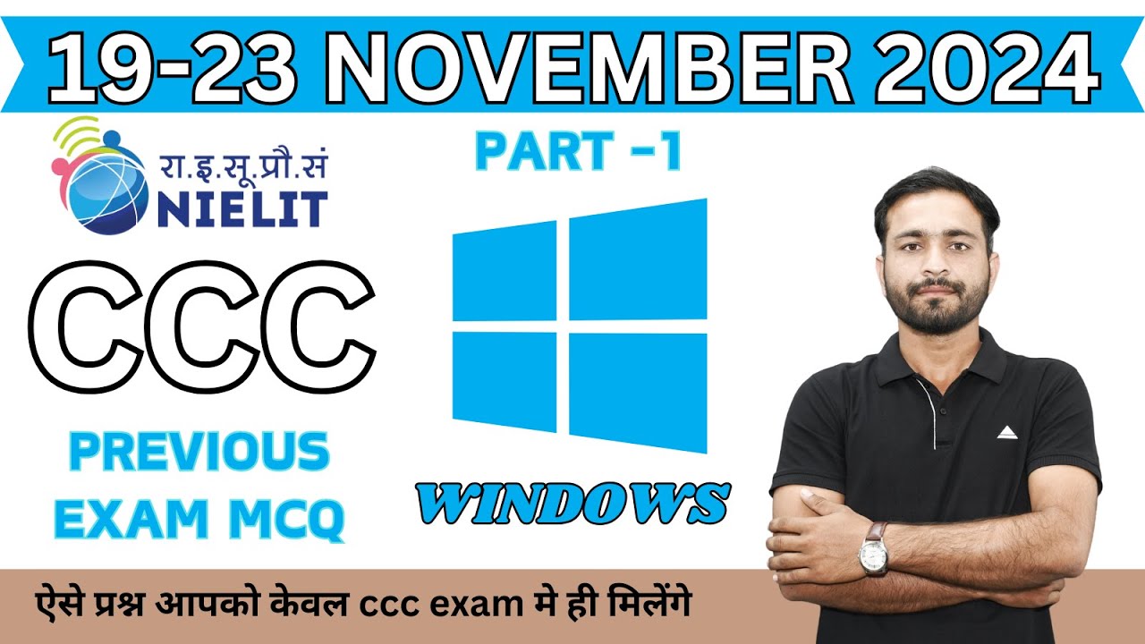 CCC November 2024 :WINDOWS SHORTCUT AND BASIC DETAIL | ccc computer ...
