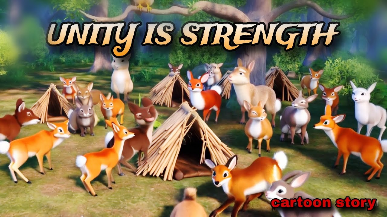 Unity is strength | kids cartoon | kids videos | kids songs | kids ...