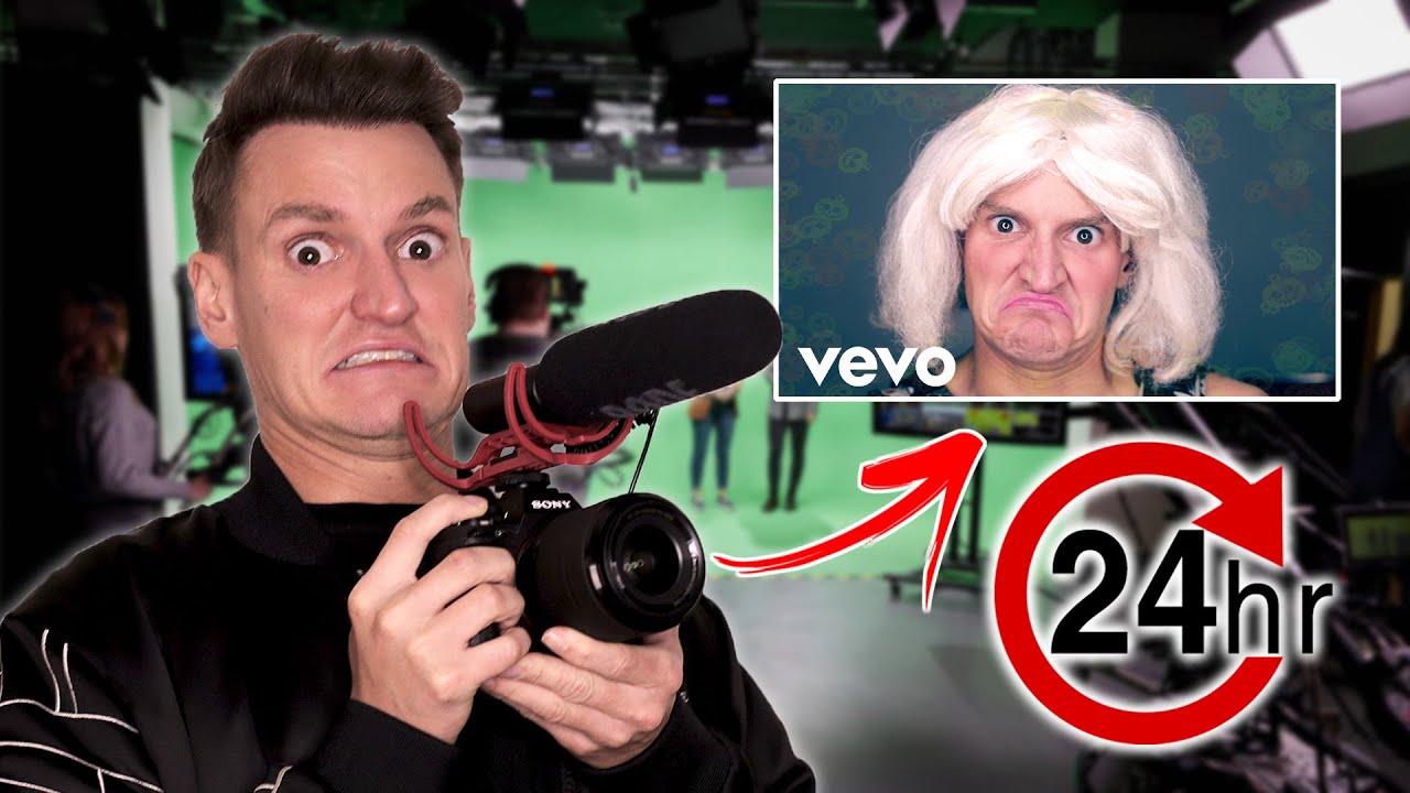 Making a chaotic MUSIC VIDEO in a day! - YouTube