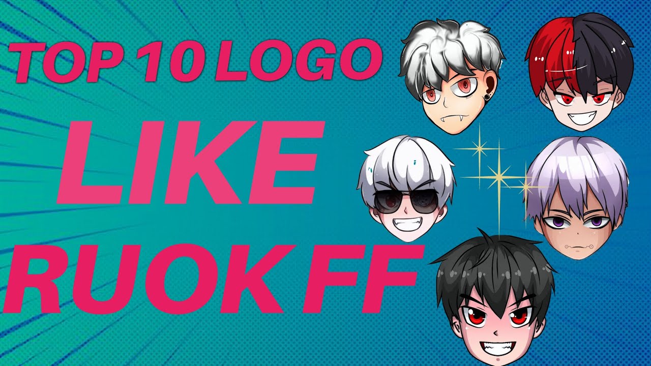 TOP 10 LOGO LIKE RUOK FF👽👽|| LOGO LIKE RUOK FF|| HOW TO MAKE LOGO LIKE ...